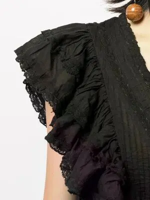 LoveShackFancy Gwen Ruffle Mini Dress