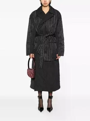 JEAN PAUL GAULTIER Striped Padded Coat