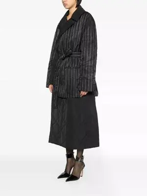 JEAN PAUL GAULTIER Striped Padded Coat