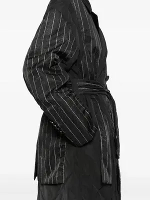 JEAN PAUL GAULTIER Striped Padded Coat