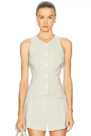 Matthew Bruch Linen Vest