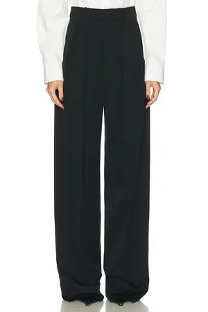 Saint Laurent Straight Leg Trouser - Noir