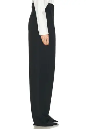 Saint Laurent Straight Leg Trouser - Noir