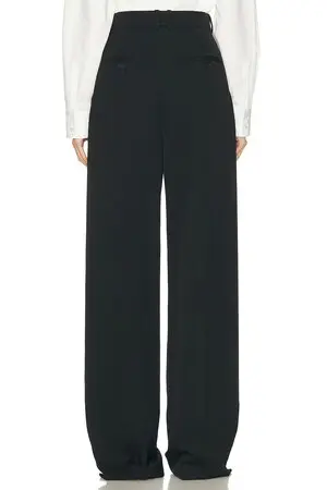 Saint Laurent Straight Leg Trouser - Noir