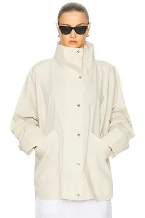 TOTEME Summer Parachute Jacket - Oyster