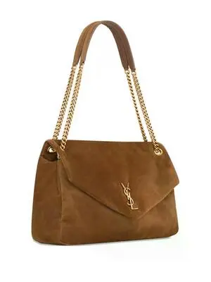 Saint Laurent Chain-strap Shoulder Bag - Brown