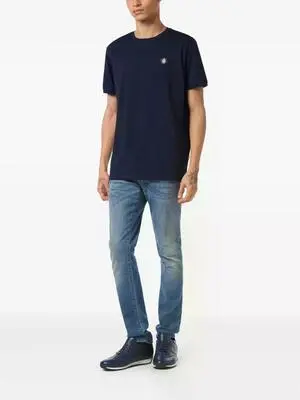 BILLIONAIRE Logo-plaque T-shirt - Blue