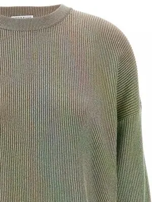 Brunello Cucinelli Ribbed-knit Crew Neck Sweater