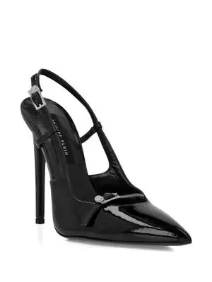 Philipp Plein Pointed-toe Slingback Pumps