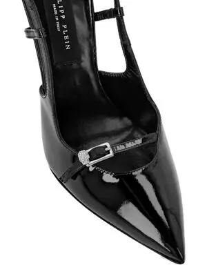 Philipp Plein Pointed-toe Slingback Pumps