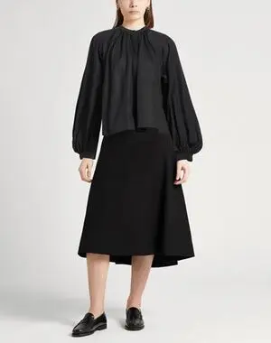 JIL SANDER Woven Shirt With Mandarin Collar