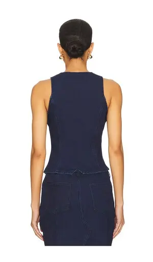 Superdown Darlah Denim Vest Top