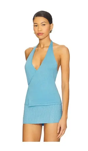 Frankies Bikinis Lullaby Knit Halter Top