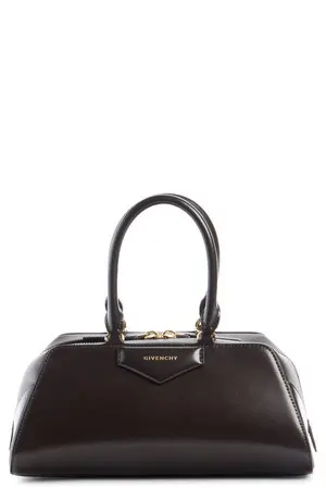 Givenchy Small Antigona Leather East/west Satchel - Chocolate