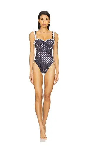 BANANHOT Floyd One Piece Swimsuit - Black Polka Dot
