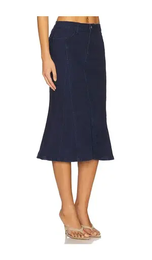 Superdown Darlah Denim Midi Skirt