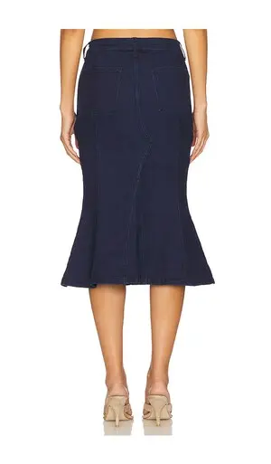 Superdown Darlah Denim Midi Skirt
