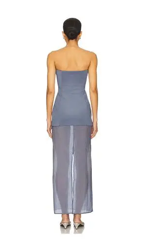 SNDYS. X Chloe Sheer Dress - Periwinkle