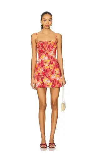 Free People Kerri Mini Dress - Heatwave Combo
