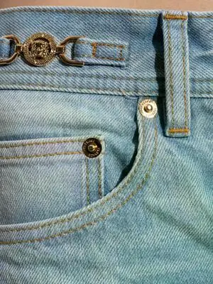 Versace Logo-patch Jeans