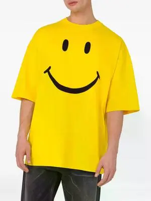 Moschino Organic Cotton Jersey T-shirt Smiley