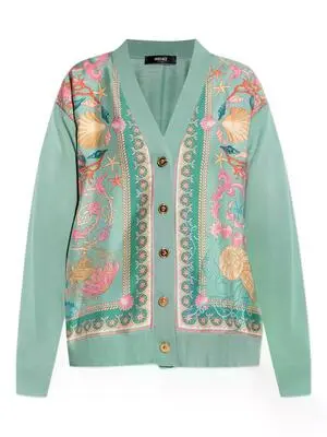 Versace Embroidered Cardigan