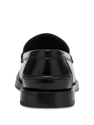 Moschino Leather Penny Loafers