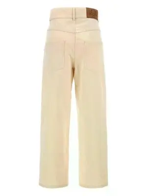 Moschino High-rise Straight Leg Jeans