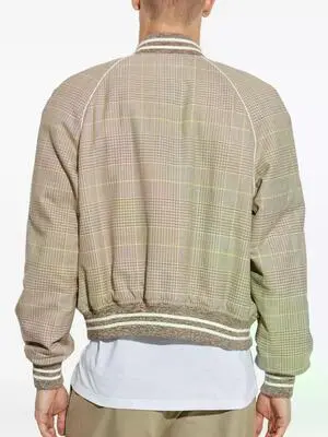 Alexander McQueen Checked Bomber Jacket