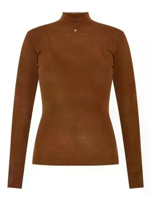 Versace Turtleneck Jumper - Brown