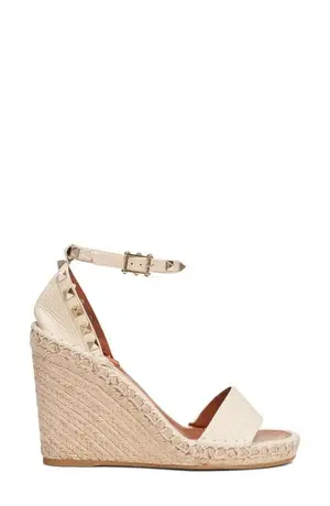 Valentino Garavani Rockstud Wedge Sandal