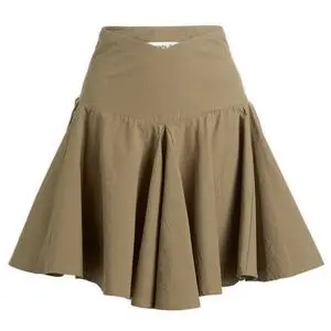 PEACHY DEN Dylan Mini Skirt - Leaf