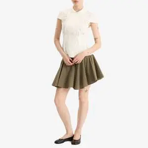 PEACHY DEN Dylan Mini Skirt - Leaf