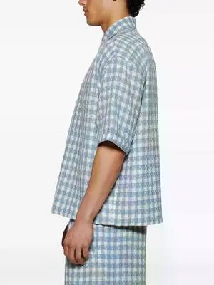 NAHMIAS Checked Short-sleeve Shirt