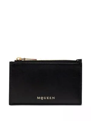Alexander McQueen Leather Cardholder - Black
