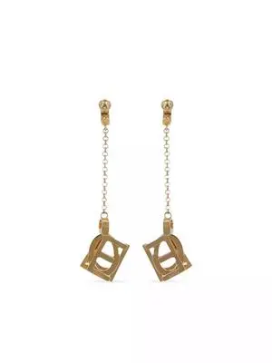 Chloé Geometric Drop Earrings - Gold