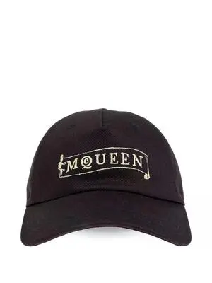 Alexander McQueen Embroidered-logo Baseball Cap - Black