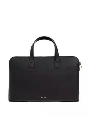 Paul Smith Striped Laptop Bag - Black