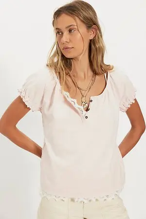 Free People We The Free Issa Tee - Morganite
