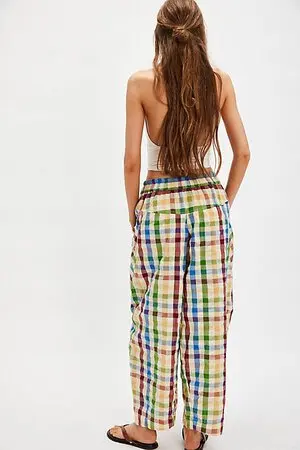 Free People Freehold Gingham Pants