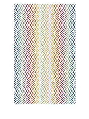 Missoni Watamu Zigzag-patterned Tablecloth - White