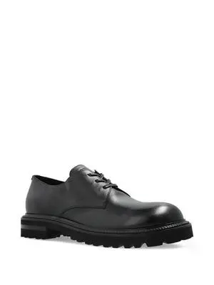 Giorgio Armani Lace-up Derby Shoes - Black