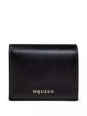 Alexander McQueen Leather Wallet - Black