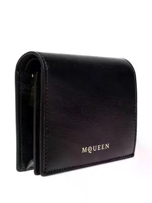 Alexander McQueen Leather Wallet - Black