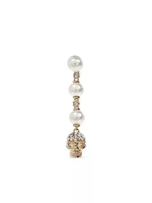 Alexander McQueen Crystal-embellished Skull Charm Earrings