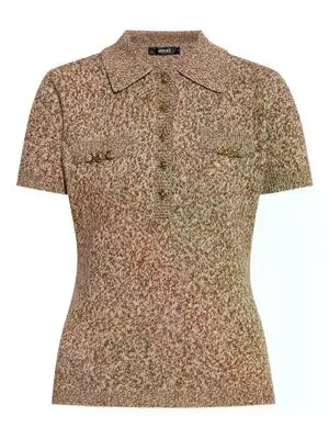 Versace Knit Polo Top