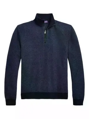 Ralph Lauren Purple Label Half-zip Jumper