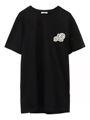 Moncler Logo-appliqué T-shirt - Black