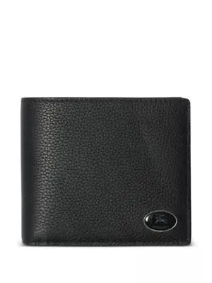 Burberry Grained Leather Bifold Wallet - Black
