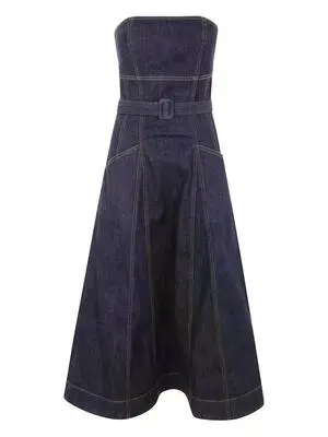 Strapless Denim Dresses